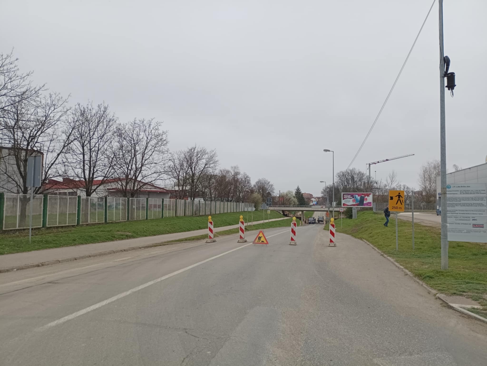 Nadvožnjak, ponovo: I sledeće sedmice zatvaranje Bijeljinske ceste ...